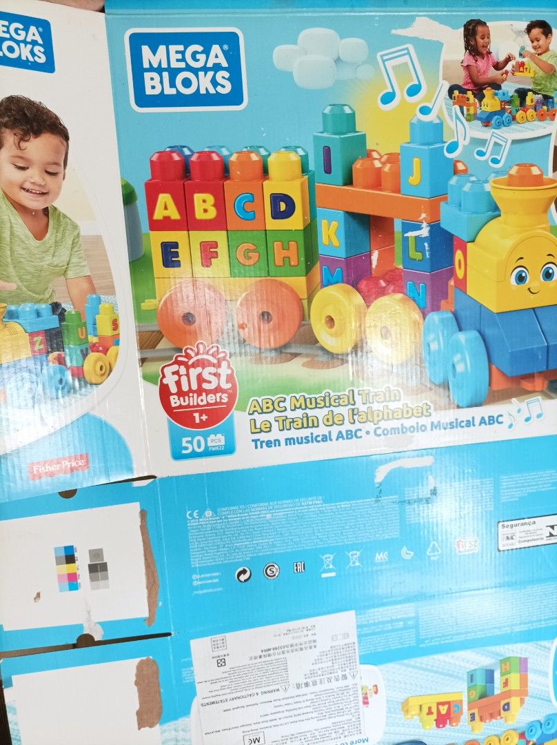Fisher Price ABC Train Mega Bloks, Hobbies & Toys, Toys & Games on ...