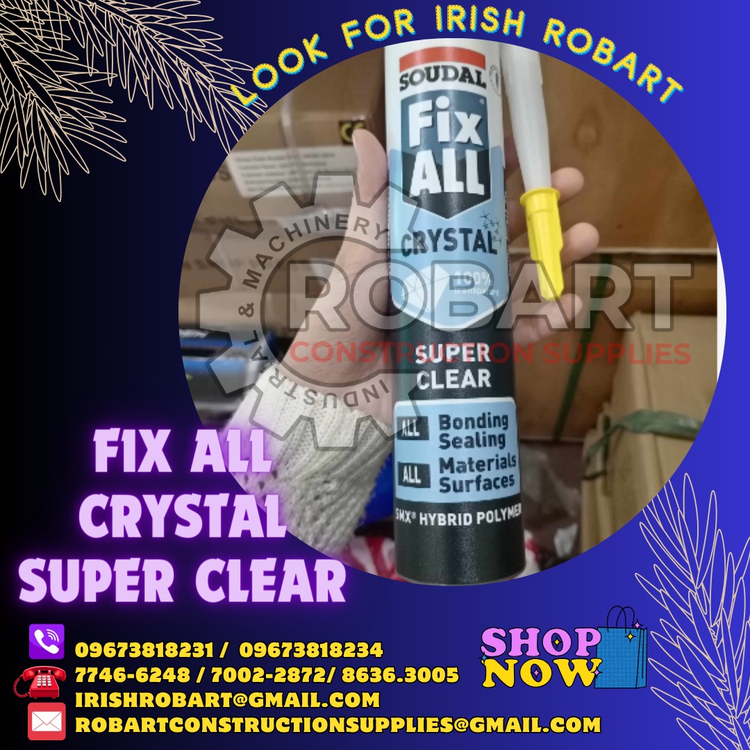 Fix All Crystal Super Clear, Commercial & Industrial, Construction ...