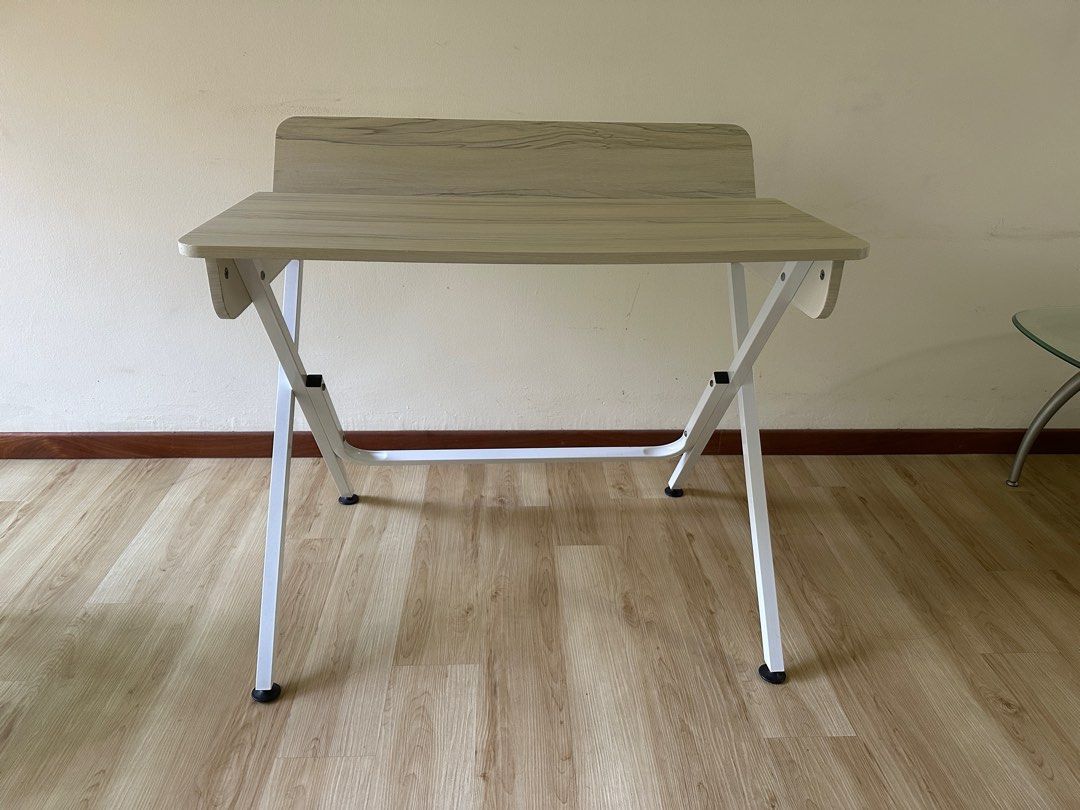 Foldable study table, Furniture & Home Living, Furniture, Tables & Sets ...