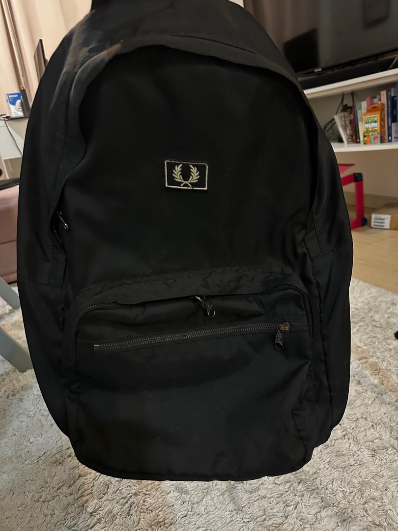 Fred Perry Backpack, Men's Fashion, Bags, Backpacks on Carousell