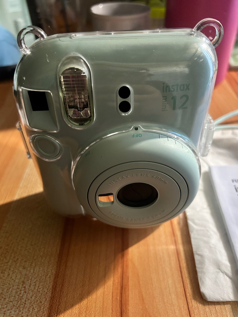 Fujifilm Instax Mini 12 Instant Camera with Built-in Flash & Hand Strap ...