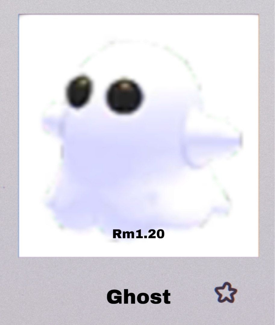 Ghost ( Roblox - Adopt Me ), Video Gaming, Gaming Accessories, In-Game ...