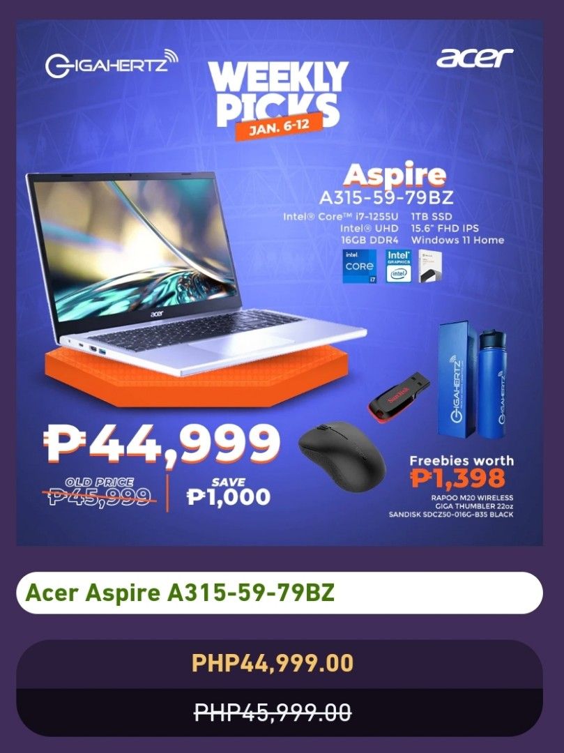 GIGAHERTZ HOME CREDIT INSTALLMENT LAPTOP, Computers & Tech, Laptops ...