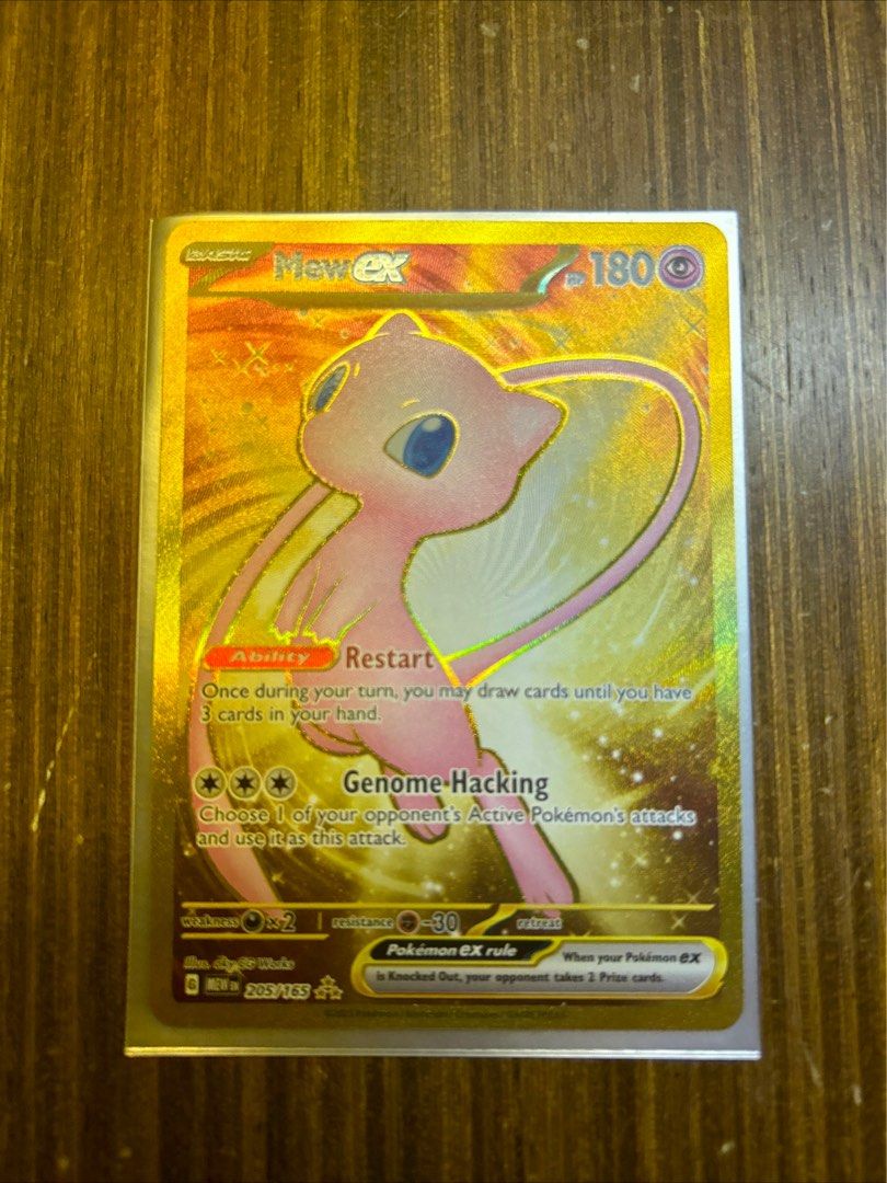 Gold Mew EX Hyper Rare Pokémon 151 Card, Hobbies & Toys, Memorabilia ...
