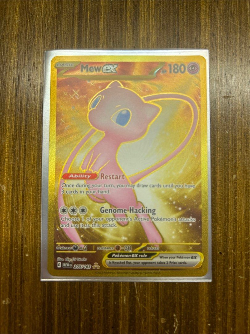 Gold Mew EX Hyper Rare Pokémon 151 Card, Hobbies & Toys, Memorabilia ...