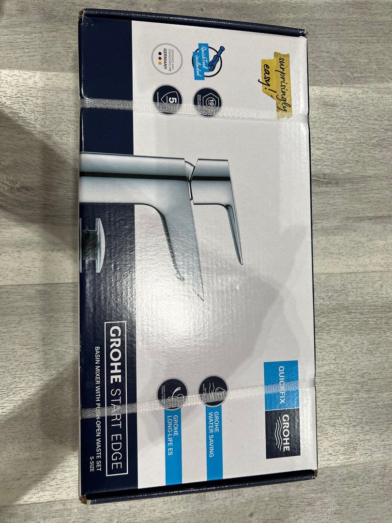 Grohe Start Edge Basin Mixer, Furniture & Home Living, Bathroom ...