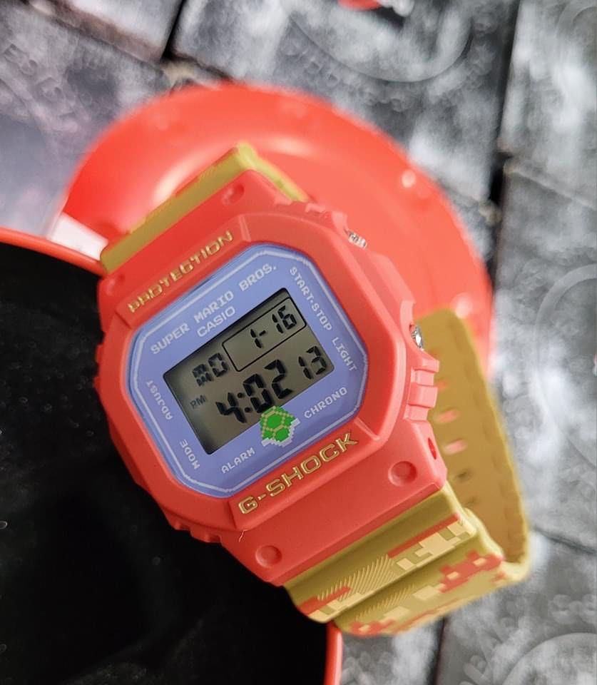 Gshock Dw-5600smb-4dr LIMITED EDITION Super Mario Brothers Collab, Men ...