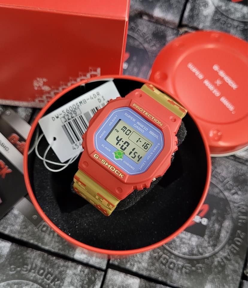 Gshock Dw-5600smb-4dr LIMITED EDITION Super Mario Brothers Collab, Men ...