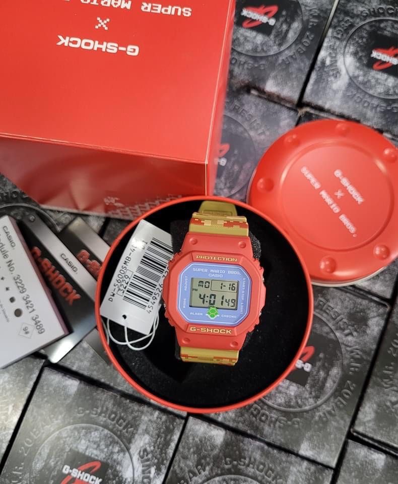 Gshock Dw-5600smb-4dr LIMITED EDITION Super Mario Brothers Collab, Men ...