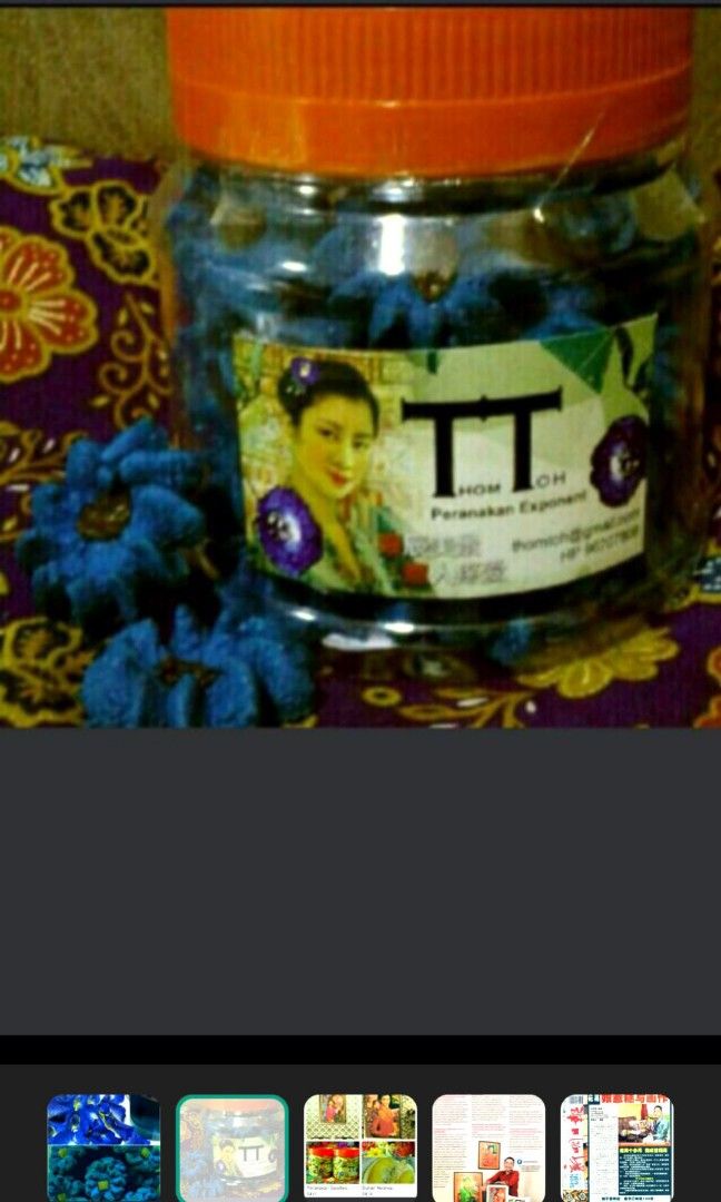 Halal Bunga Telang Butterfly Pea Nyonya Peranakan Goodies, Food ...