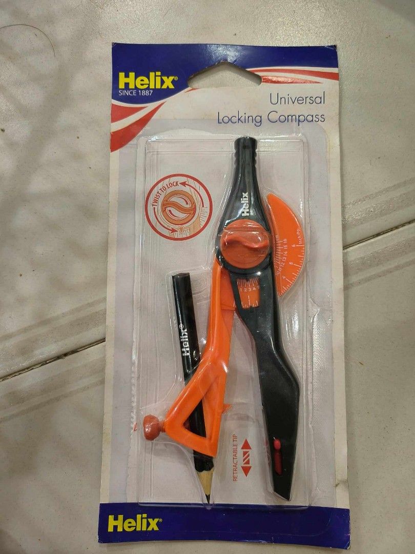 Helix Universal Locking Compass, Everything Else on Carousell