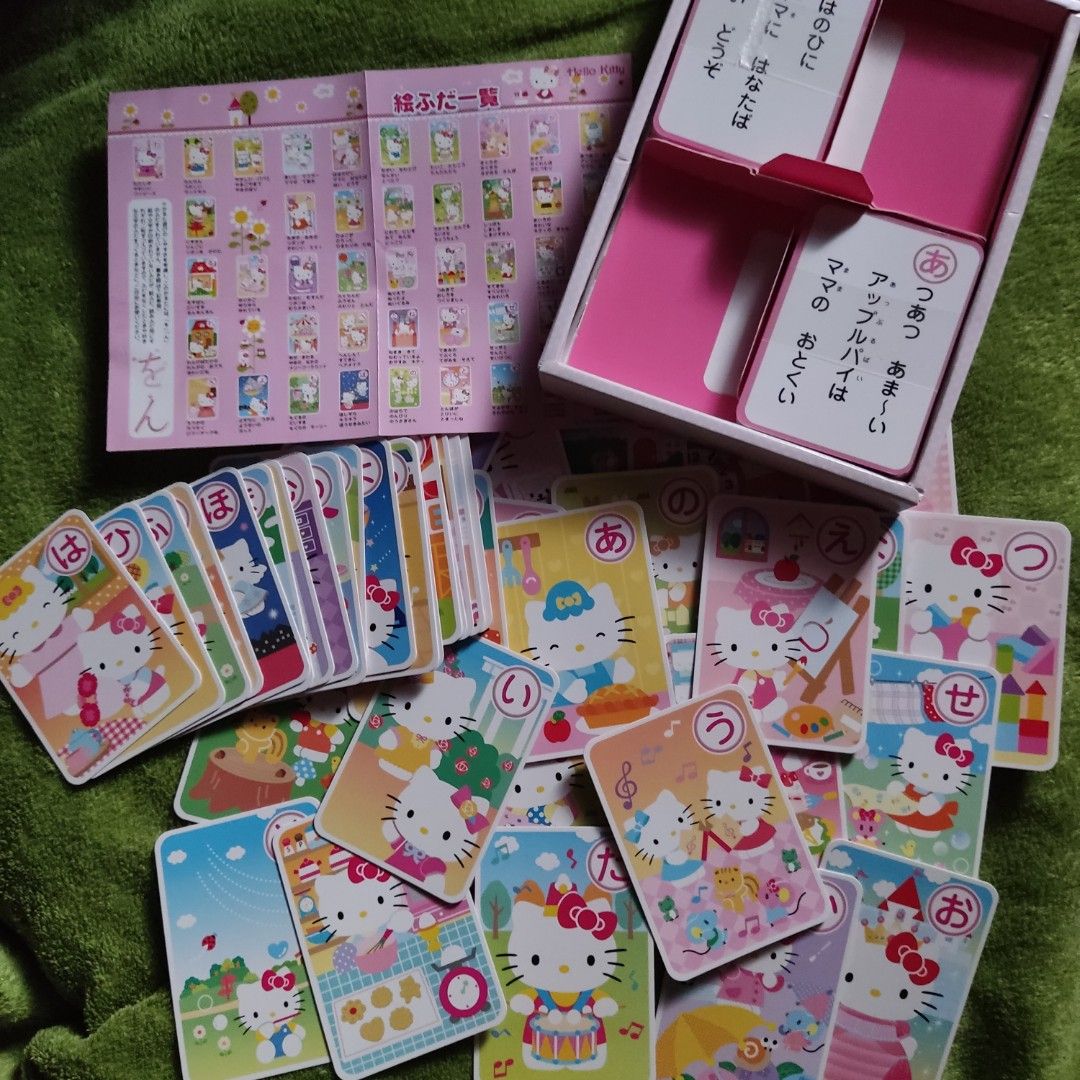 Hello Kitty Sanrio Playing Cards, Hobbies & Toys, Toys & Games on Carousell
