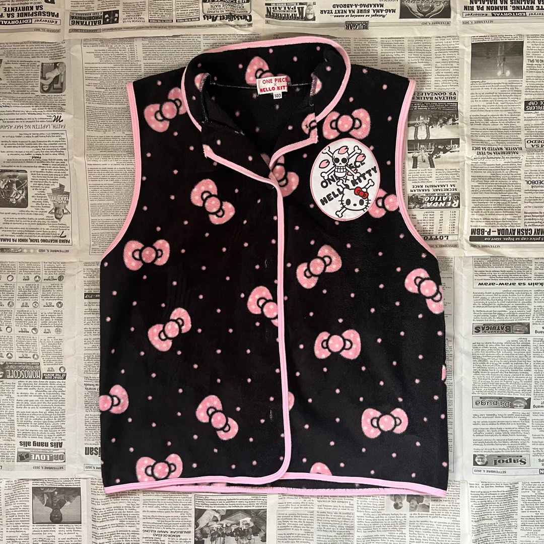Hello Kitty Vest, Women's Fashion, Tops, Sleeveless on Carousell