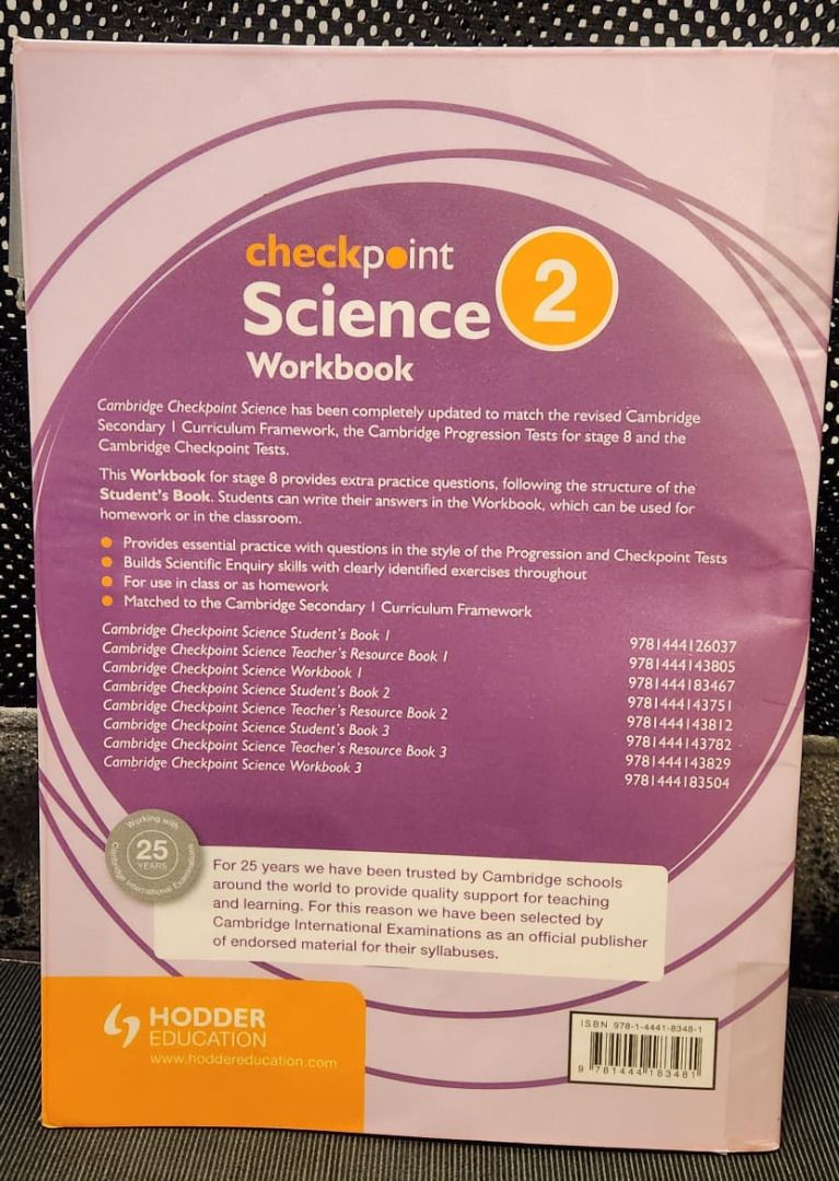 Hodder Education - Cambridge Checkpoint Science 2, Hobbies & Toys ...