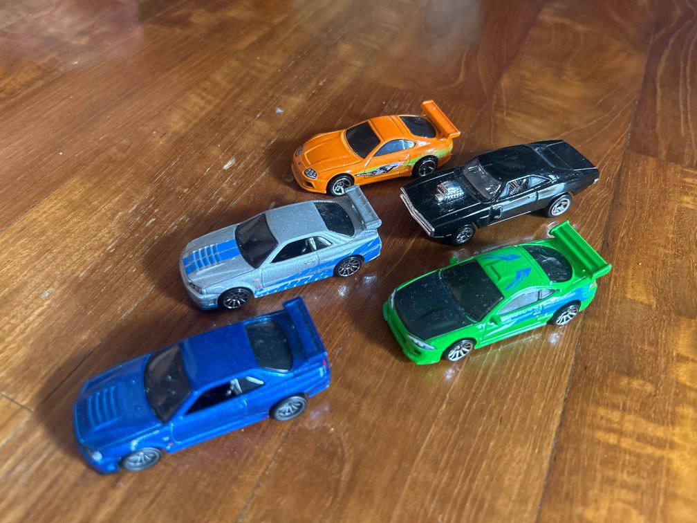 Hotwheels Fast and Furious FnF F&F iconic cars set (dodge charger ...