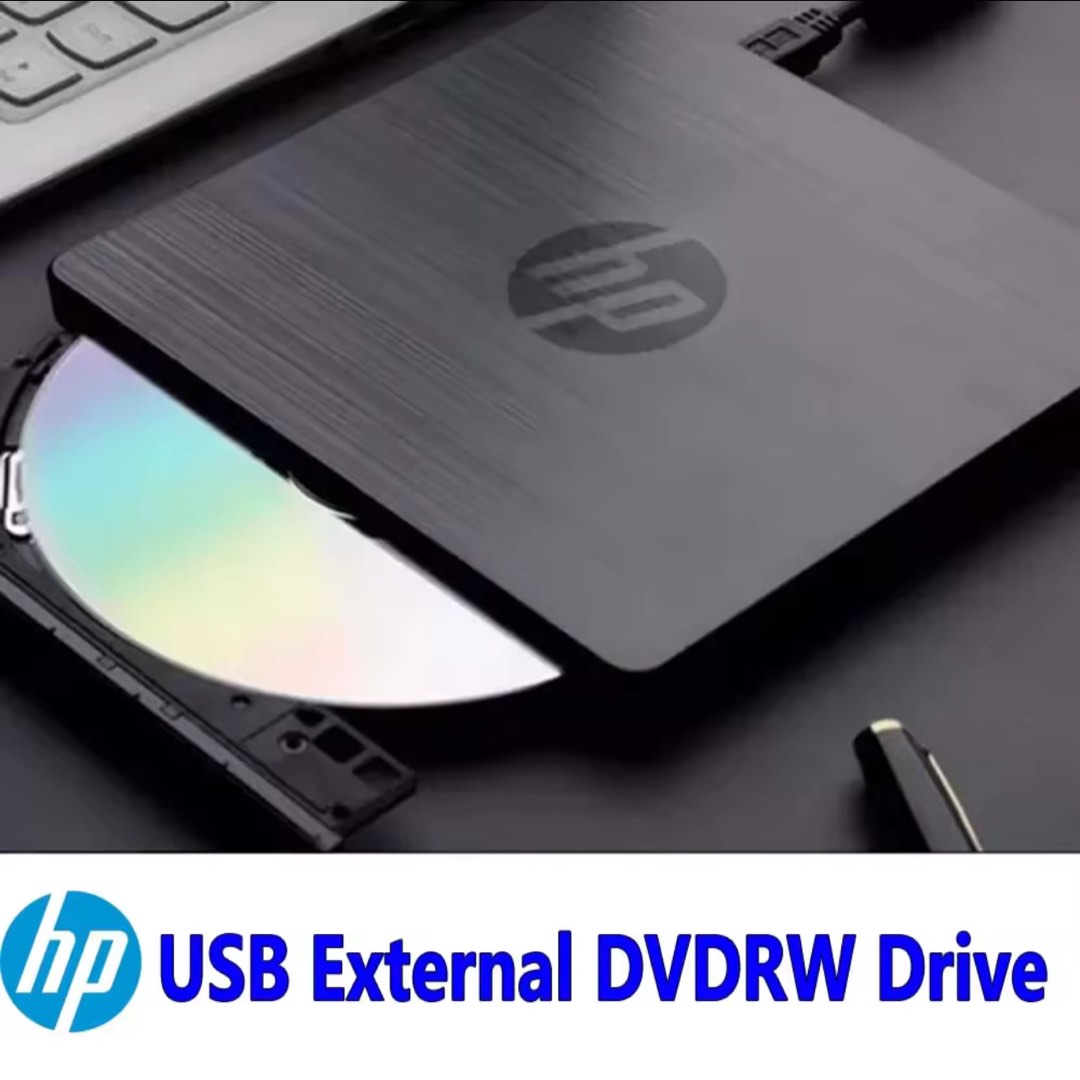 HP USB External DVDRW Drive (GP70N) PLUG AND PLAY, Computers & Tech ...