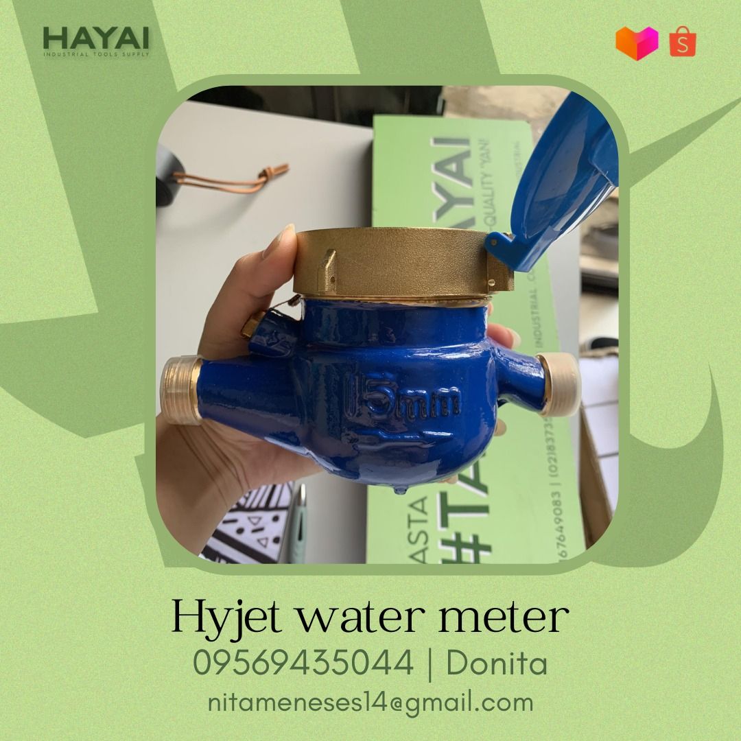 Hyjet water meter, Commercial & Industrial, Industrial Equipment on ...