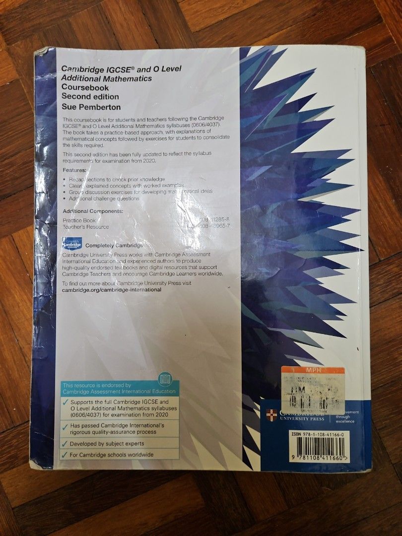 IGCSE Add Maths Coursebook, Hobbies & Toys, Books & Magazines ...