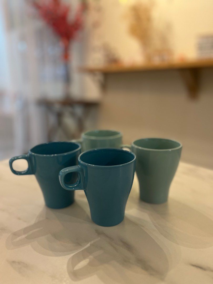 IKEA green cups, Furniture & Home Living, Kitchenware & Tableware ...