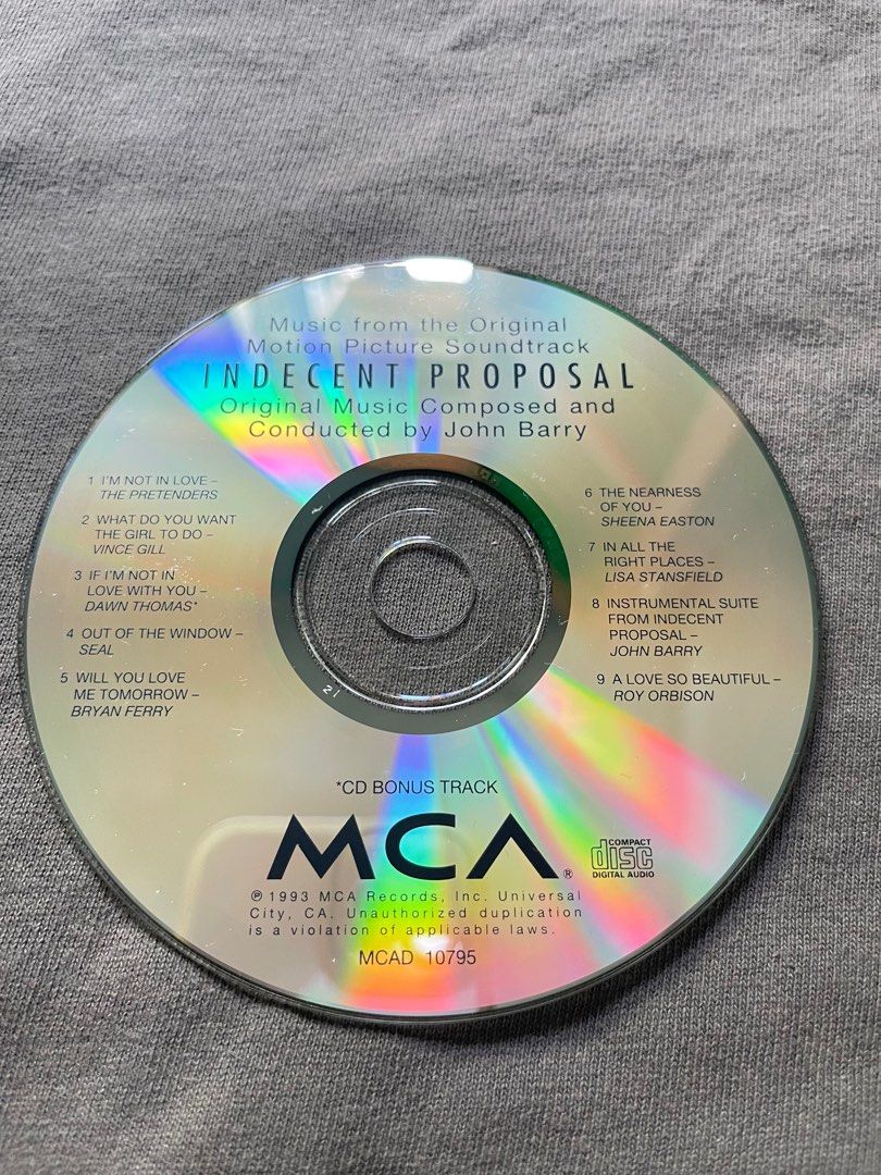 INDECENT PROPOSAL, Hobbies & Toys, Music & Media, CDs & DVDs on Carousell