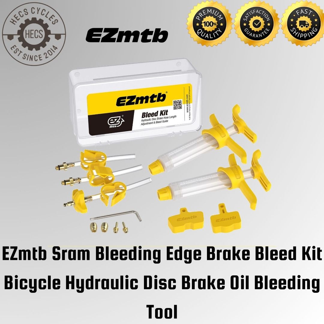 EZmtb Sram Bleeding Edge Brake Bleed Kit Bicycle Hydraulic Disc Brake Oil Bleeding Tool, Sports ...