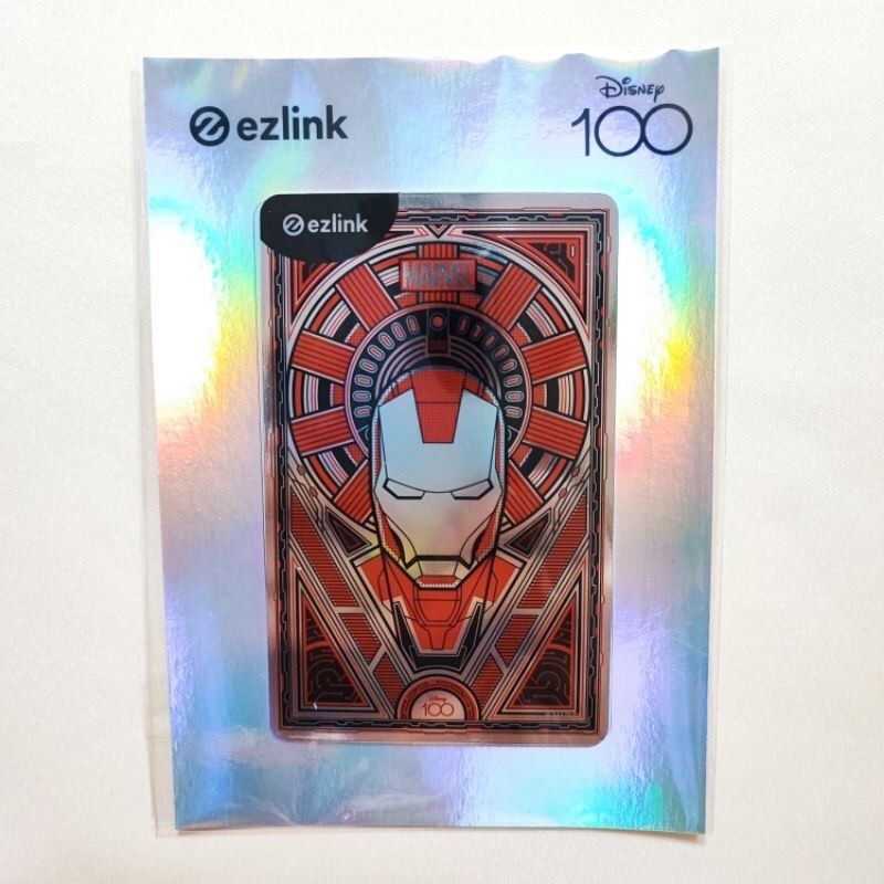 Iron man EZ-Link card Disney 100, Hobbies & Toys, Travel, Travel ...