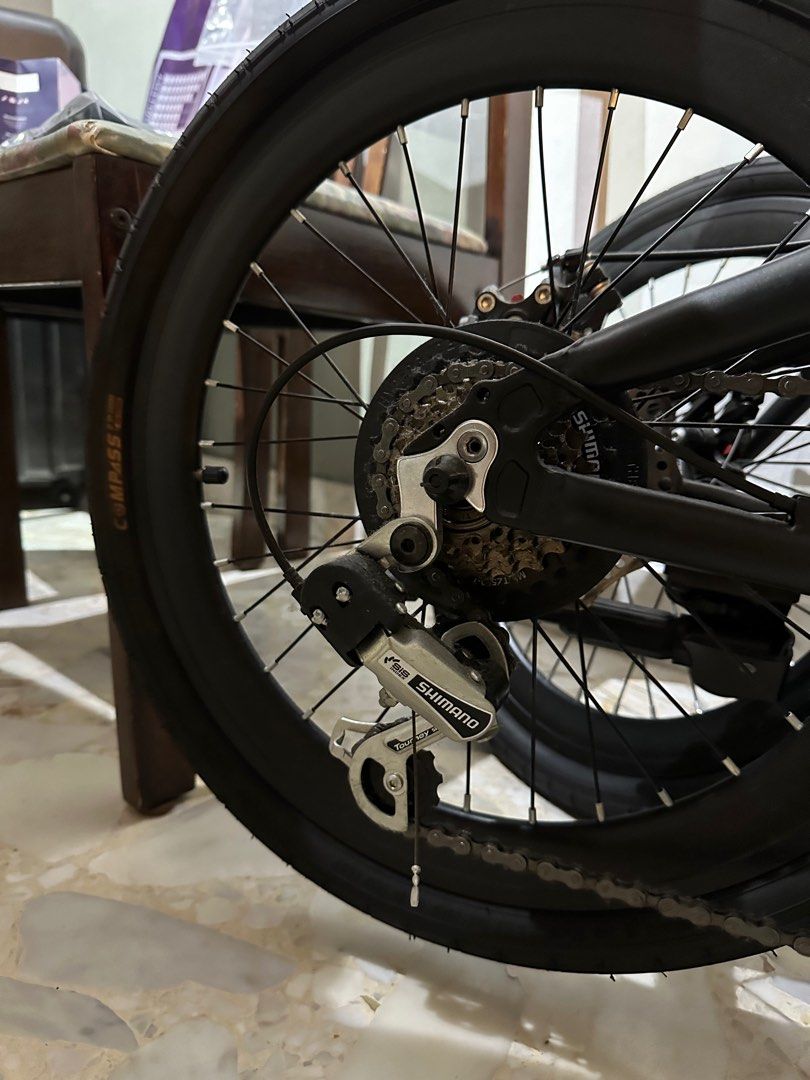 JAVA Zelo v2 20" Foldable Bike 7 Speed Shimano Bike, Sports Equipment ...