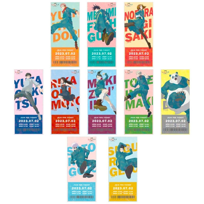 Jujutsu Kaisen / JJK jump fiesta holo ticket [limited edition], Hobbies ...