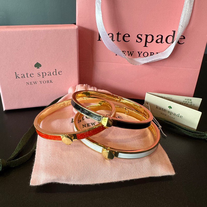 Kate spade enamel bangles orig, Women's Fashion, Jewelry & Organizers ...