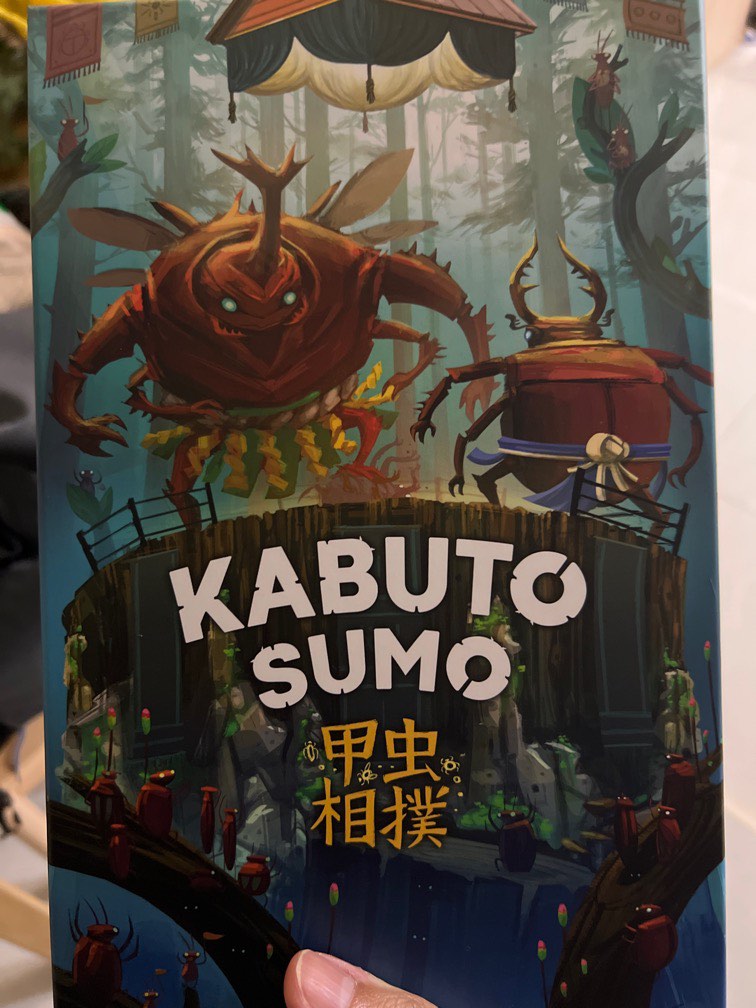 (Kickstarter edition) Kabuto Sumo board game with insect allstars ...