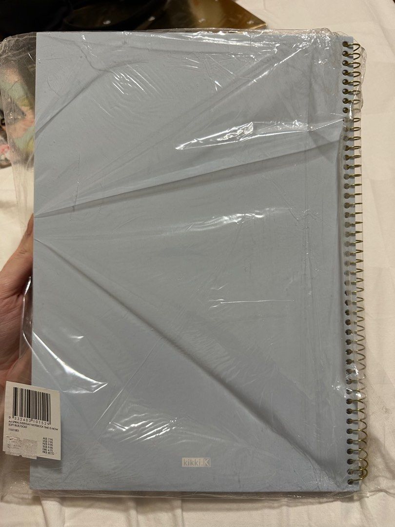 Kikki.k blue note book A4 size lined, Hobbies & Toys, Stationary ...