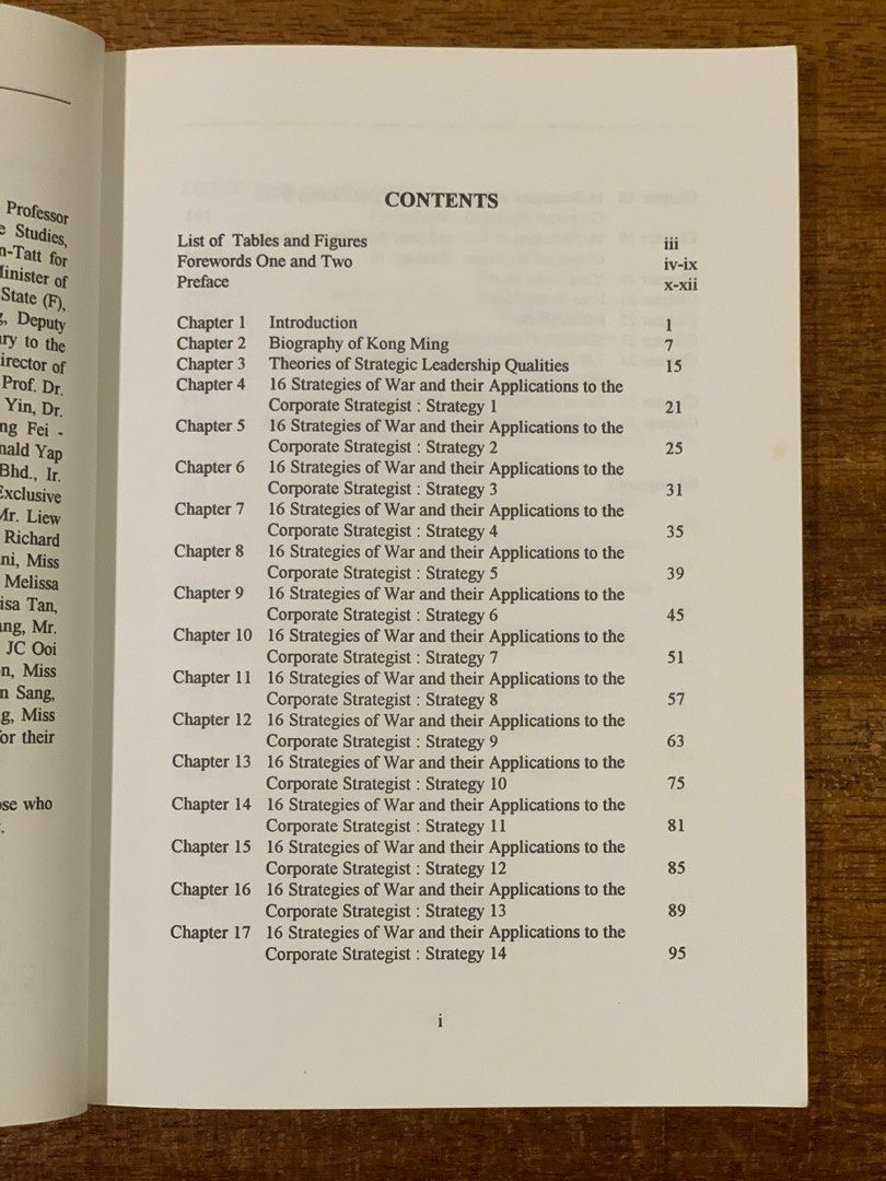 KONG MING ;AS CORPORATE STRATEGIST An English translation of the 16 ...