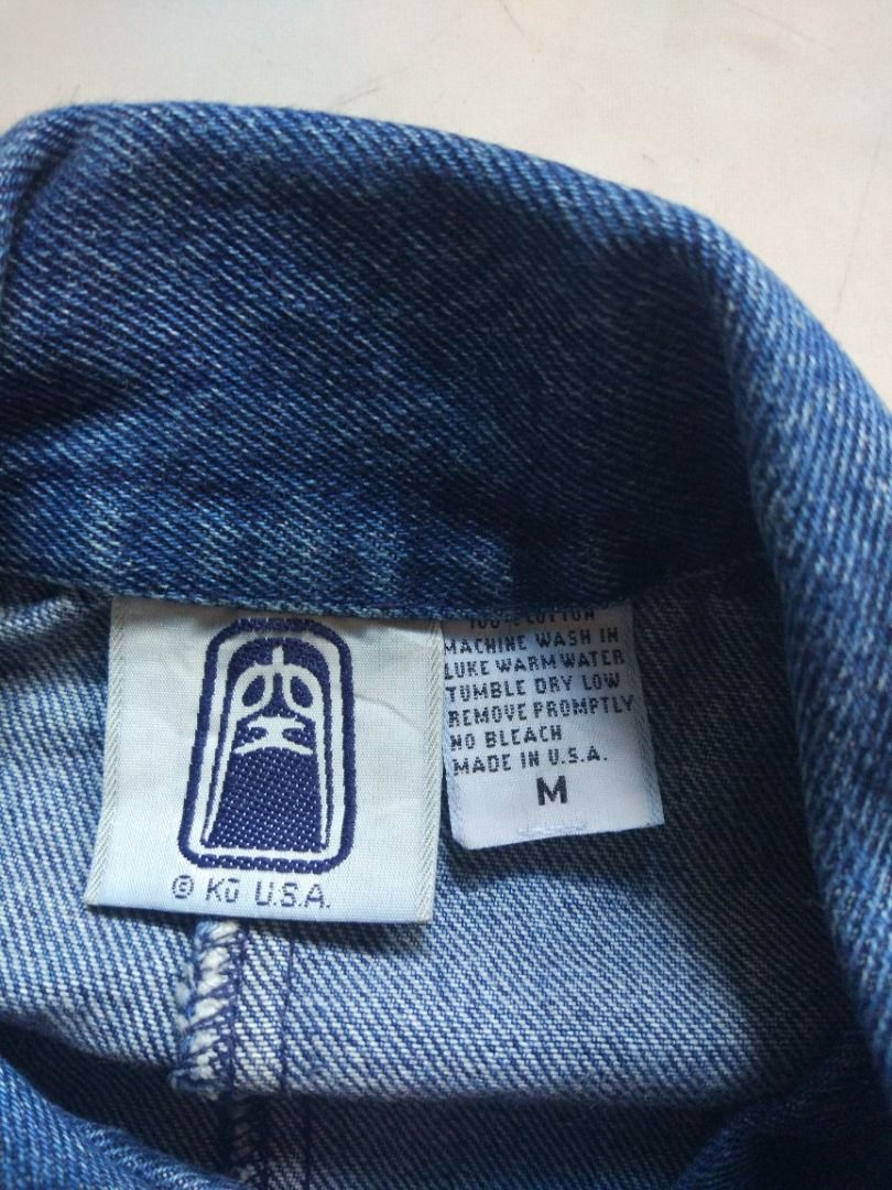 KU USA Denim Chore Jacket M, Men's Fashion, Coats, Jackets and ...