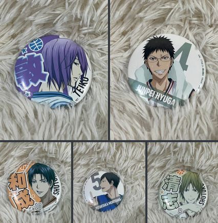 Kuroko No Basket - Chibi Keychains and Pins [Official Merch], Hobbies ...