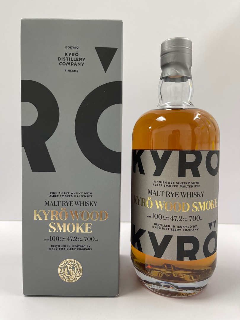 Kyro Wood Smoke Malt Rye Whisky 70cl 47.2% (UP:$135), Food & Drinks ...