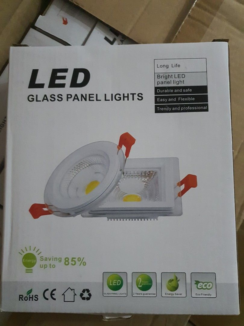 Led glass panel light, Furniture & Home Living, Lighting & Fans ...