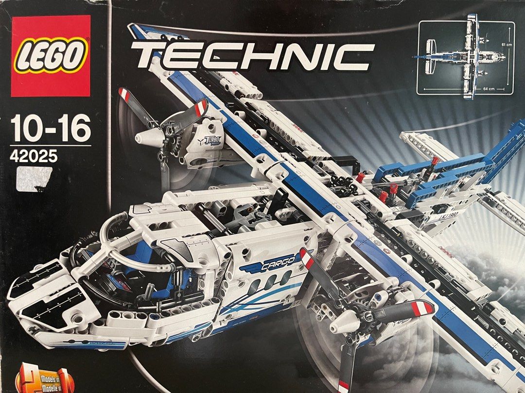 Lego technic 42025 cargo plane motorised cargo bay, Hobbies & Toys ...