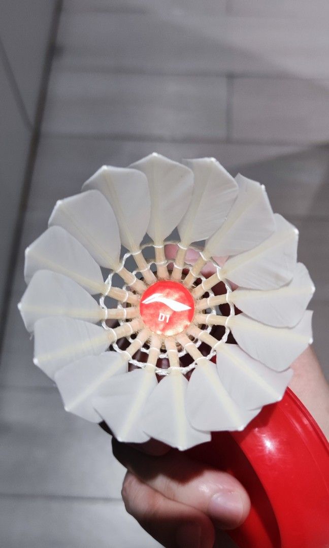 Lining D1 badminton Shuttlecock, Sports Equipment, Sports & Games ...
