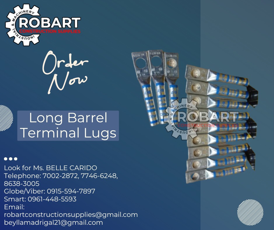 Long Barrel Terminal Lugs, Commercial & Industrial, Construction Tools ...