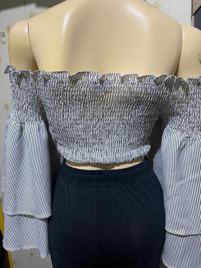 Luvalot off shoulder top, Women's Fashion, Tops, Others Tops on Carousell