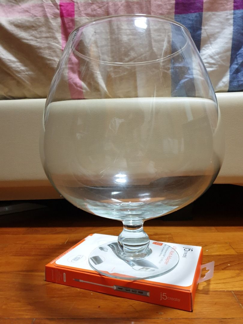 Big Giant BRANDY GLASS 29.2 x 23.8 cm Coupe Copa, Furniture & Home ...