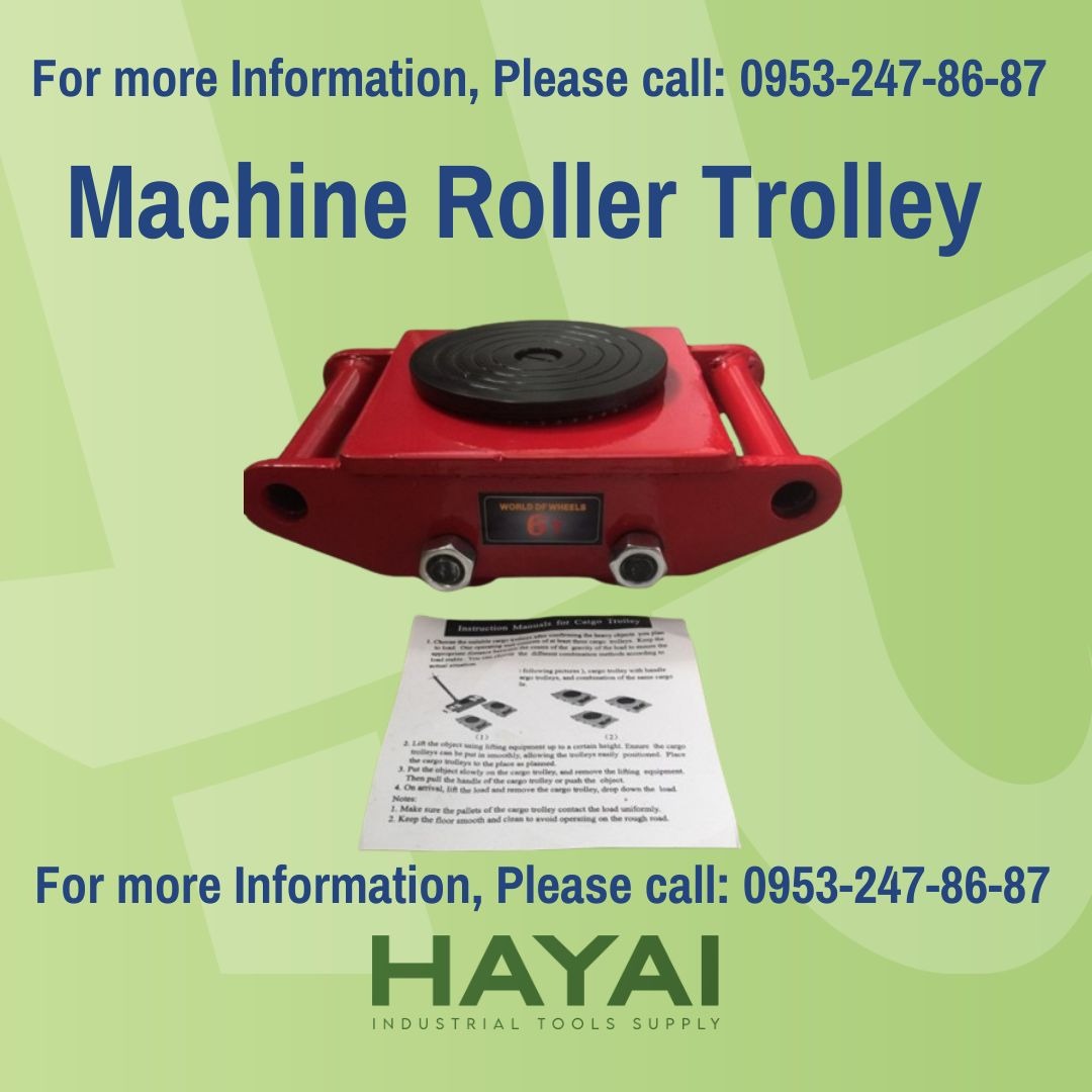 machine roller trolley, Commercial & Industrial, Construction Tools ...