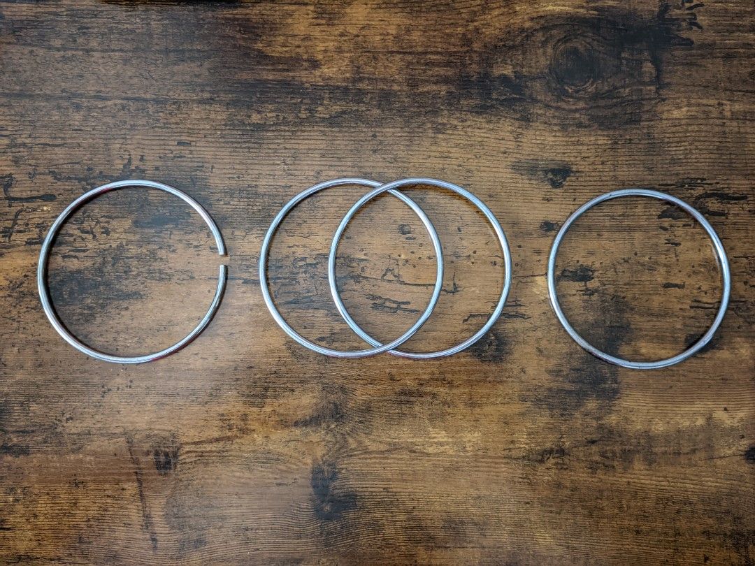 Magic Metal Linking Rings, 10cm, Hobbies & Toys, Toys & Games on Carousell