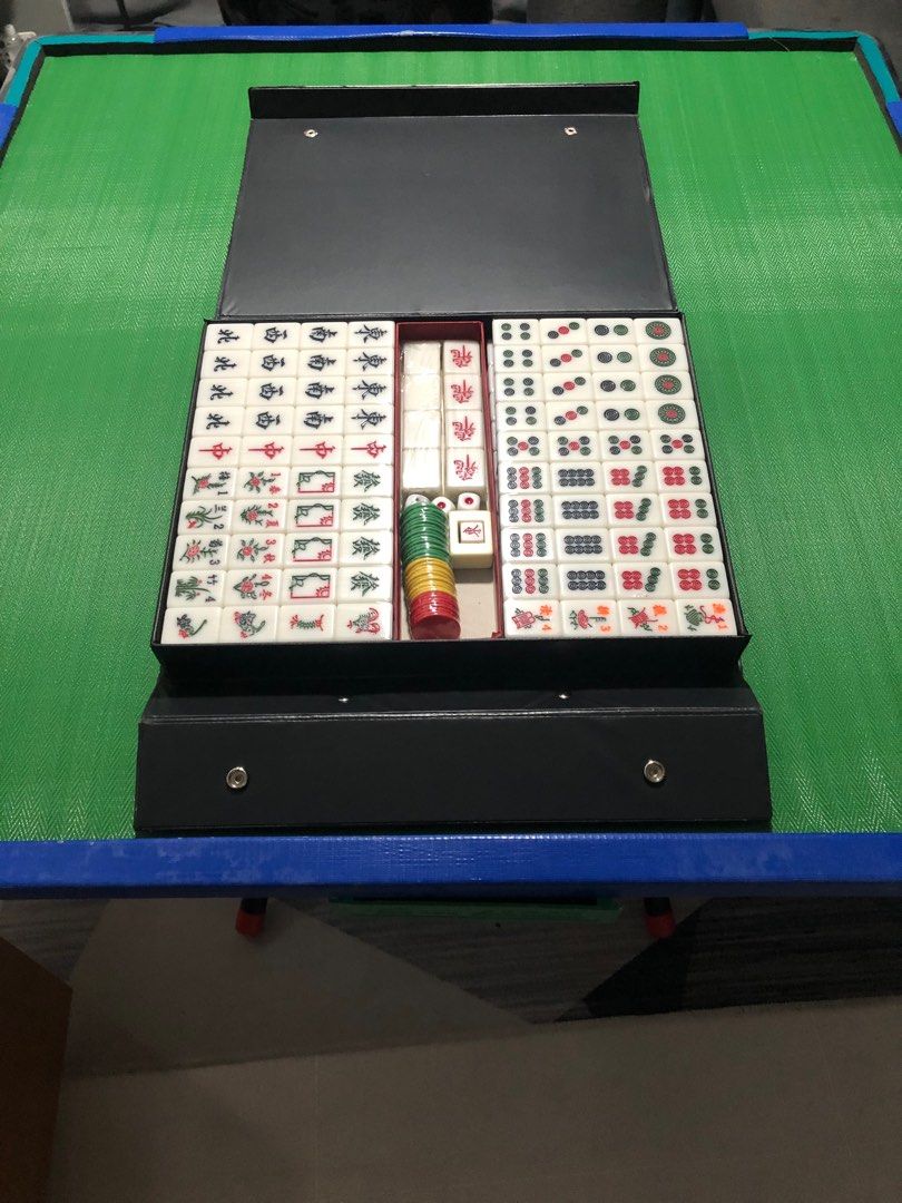 Mahjong table and brand new mahjong, Furniture & Home Living, Furniture ...