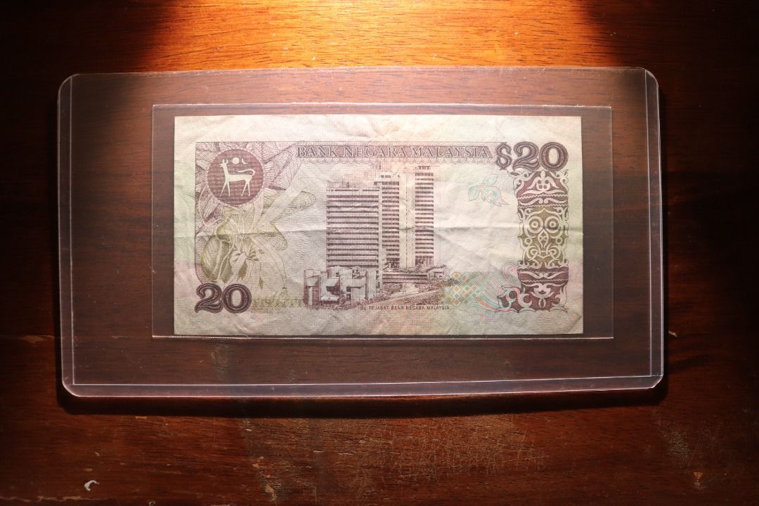 Malaysian GVF RM20 TF First Prefix Jaafar S6 Year 6th Series Banknote ...