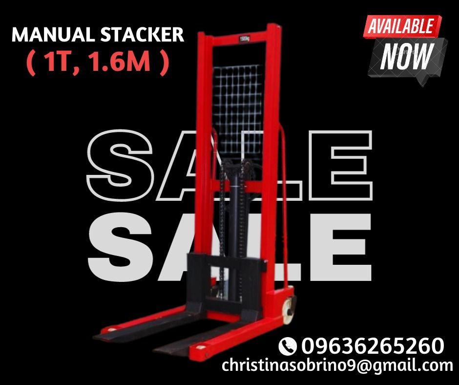 manual stacker 1Tons , 1.6Meters, Commercial & Industrial, Industrial ...