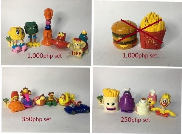 Vintage McDonald's changeable transformers Robot happy meals toys VT ...