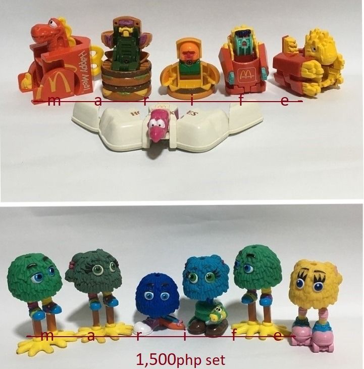Vintage McDonald's changeable transformers Robot happy meals toys VT ...