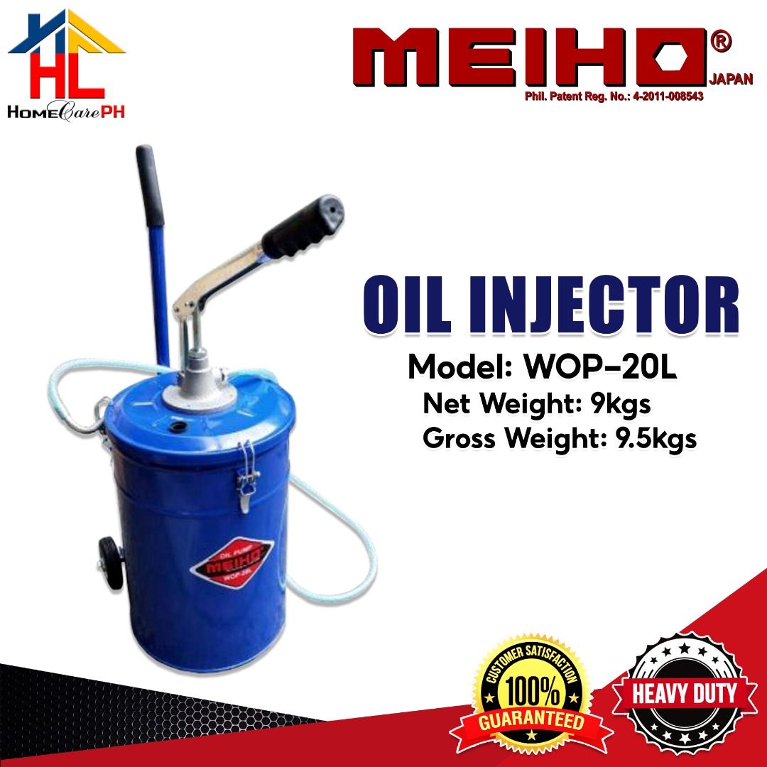 Meiho Oil Injector 20L / 65L, Commercial & Industrial, Industrial Equipment on Carousell