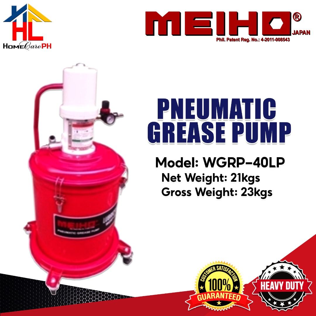 Meiho Pneumatic Grease Pump, Commercial & Industrial, Industrial ...